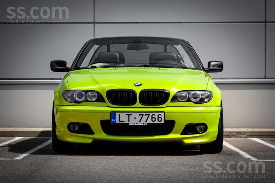 Yellow BMW 330 2002 in Riga, with an engine capacity of 3.00 L and mileage of 247 thousand km for 6950 €, photo 3 on AUTOMOTO.COM.LV