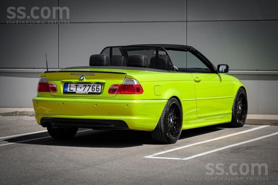 Yellow BMW 330 2002 in Riga, with an engine capacity of 3.00 L and mileage of 247 thousand km for 6950 €, photo 5 on AUTOMOTO.COM.LV