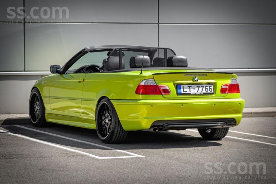 Yellow BMW 330 2002 in Riga, with an engine capacity of 3.00 L and mileage of 247 thousand km for 6950 €, photo 7 on AUTOMOTO.COM.LV