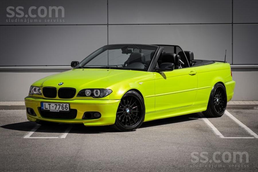 Yellow BMW 330 2002 in Riga, with an engine capacity of 3.00 L and mileage of 247 thousand km for 6950 €, photo 9 on AUTOMOTO.COM.LV