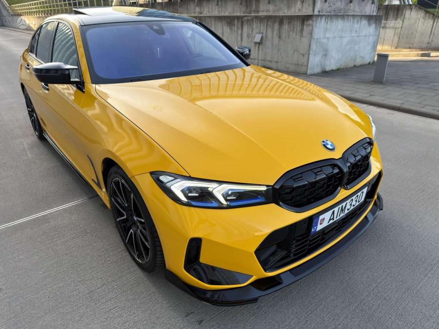 Dzeltens BMW 330 2019 Viļņa, ar dzinēja tilpumu 2.00 L un nobraukumu 55 tūkst. km par 28500 €, foto 5 vietnē AUTOMOTO.COM.LV