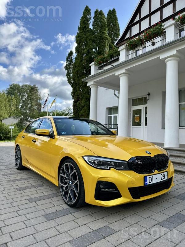 Dzeltens BMW 330 2020 Rīga, ar dzinēja tilpumu 3.00 L un nobraukumu 50 tūkst. km par 31900 €, foto 3 vietnē AUTOMOTO.COM.LV