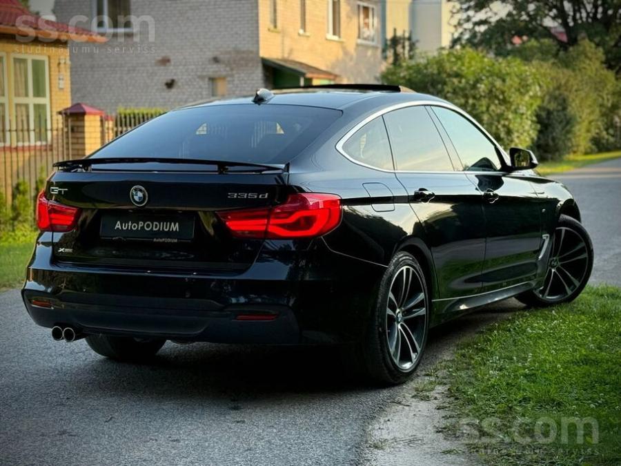 Black BMW 335 2018 in Riga, with an engine capacity of 3.00 L and mileage of 192 thousand km for 22500 €, photo 2 on AUTOMOTO.COM.LV