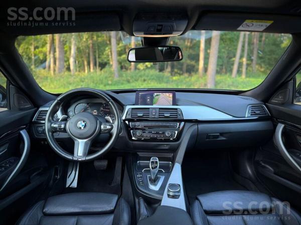 Black BMW 335 2018 in Riga, with an engine capacity of 3.00 L and mileage of 192 thousand km for 22500 €, photo 7 on AUTOMOTO.COM.LV