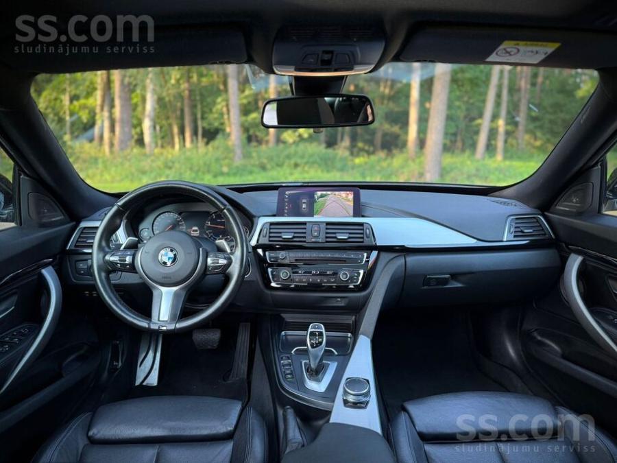 Black BMW 335 2018 in Riga, with an engine capacity of 3.00 L and mileage of 192 thousand km for 22500 €, photo 7 on AUTOMOTO.COM.LV