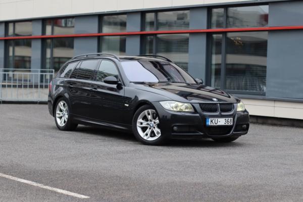 Black BMW 335 2006 in Riga, with an engine capacity of 3.00 L and mileage of 379 thousand km for 5980 €, photo 1 on AUTOMOTO.COM.LV