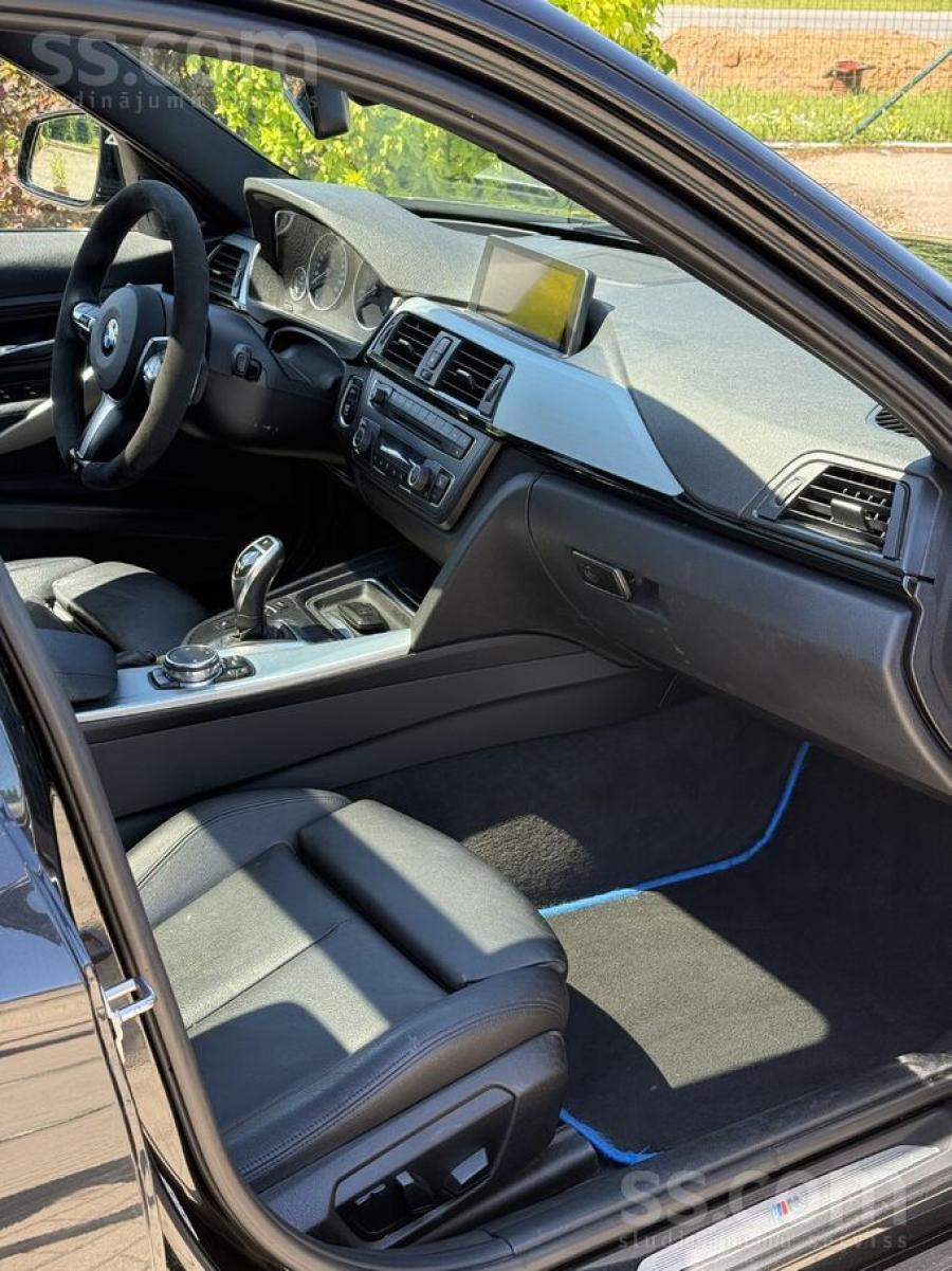 Black BMW 335 2014 in Riga, with an engine capacity of 3.00 L and mileage of 350 thousand km for 12499 €, photo 6 on AUTOMOTO.COM.LV