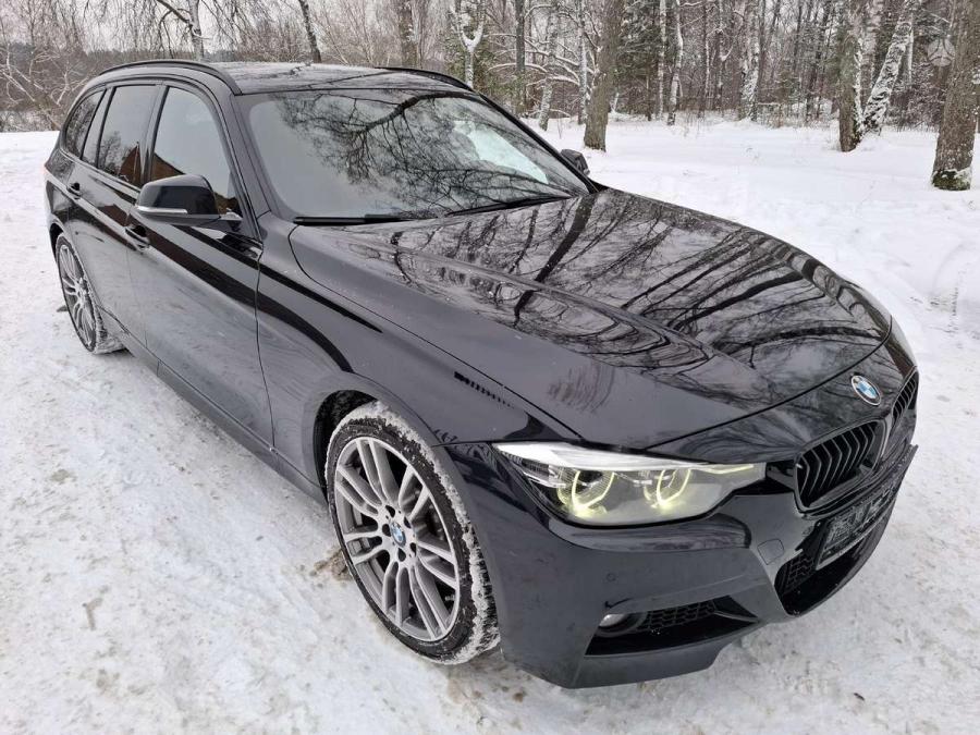 Black BMW 335 2018 in Prienai, with an engine capacity of 2.99 L and mileage of 212 thousand km for 14299 €, photo 7 on AUTOMOTO.COM.LV