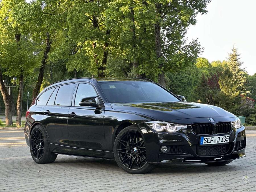 Black BMW 335 2018 in Vilnius, with an engine capacity of 3.00 L and mileage of 195 thousand km for 14999 €, photo 1 on AUTOMOTO.COM.LV