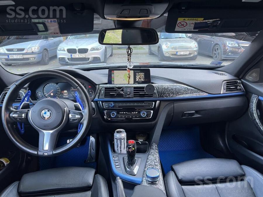Black BMW 335 2019 in Riga, with an engine capacity of 3.50 L and mileage of 180 thousand km for 18800 €, photo 4 on AUTOMOTO.COM.LV
