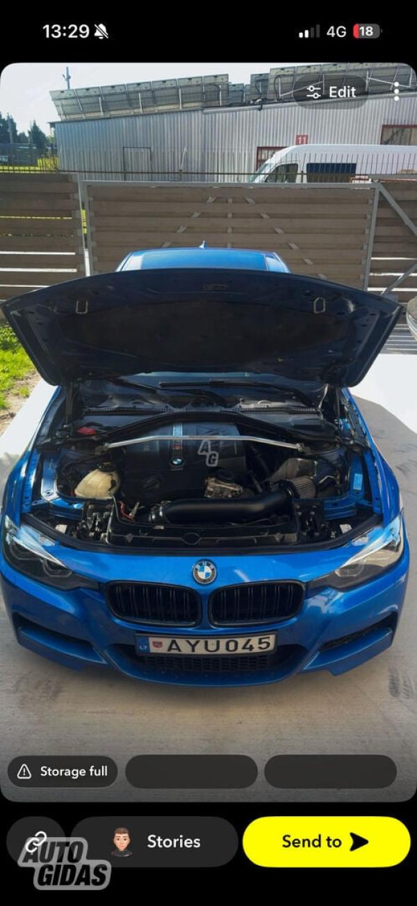 Blue BMW 335 2013 in Palanga, with an engine capacity of 3.00 L and mileage of 176 thousand km for 15300 €, photo 10 on AUTOMOTO.COM.LV