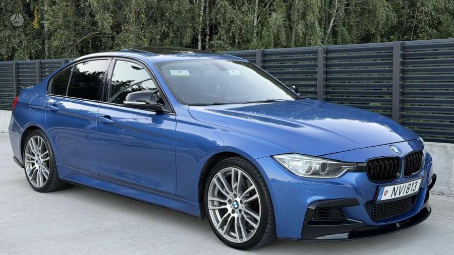 Blue BMW 335 2014 in Vilnius, with an engine capacity of 3.00 L and mileage of 231 thousand km for 11300 €, photo 3 on AUTOMOTO.COM.LV