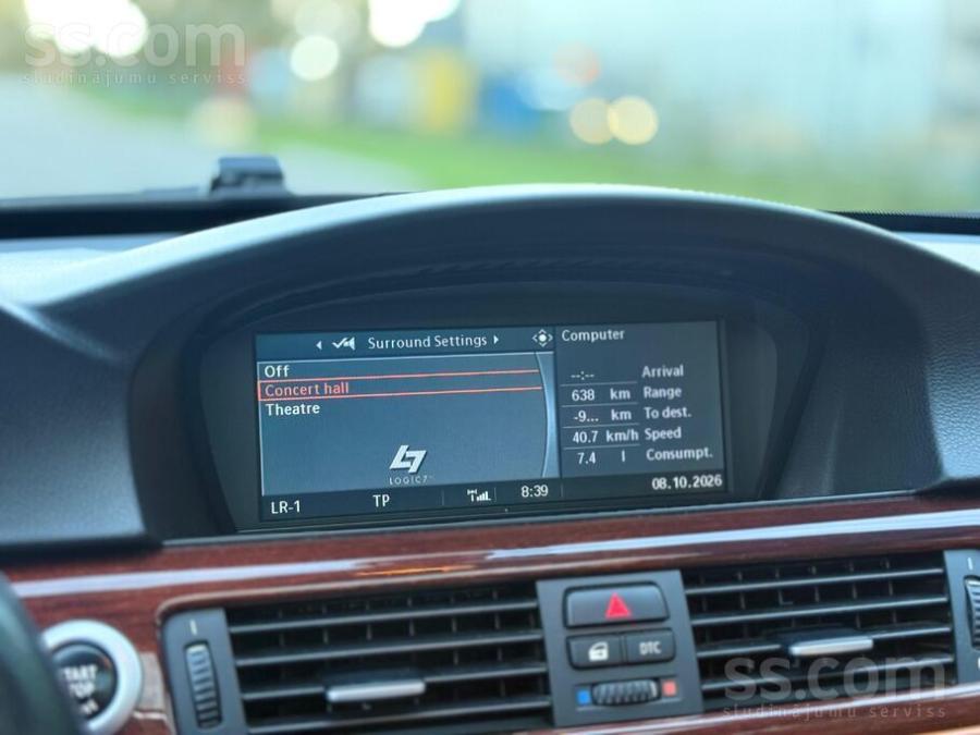 Blue BMW 335 2007 in Riga, with an engine capacity of 3.00 L and mileage of 454 thousand km for 6499 €, photo 22 on AUTOMOTO.COM.LV