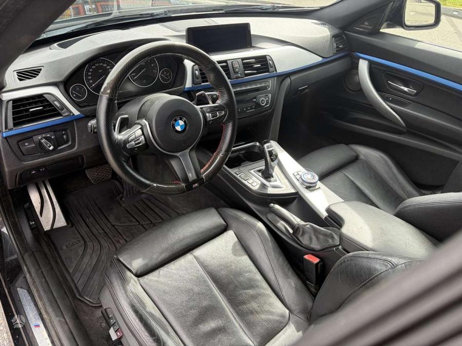Black BMW 335 Gran Turismo 2015 in Klaipeda, with an engine capacity of 2.98 L and mileage of 243 thousand km for 11400 €, photo 7 on AUTOMOTO.COM.LV