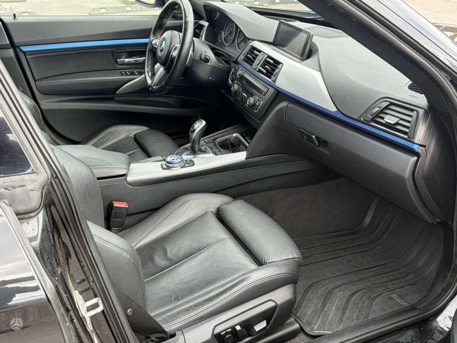Black BMW 335 Gran Turismo 2015 in Klaipeda, with an engine capacity of 2.98 L and mileage of 243 thousand km for 11400 €, photo 8 on AUTOMOTO.COM.LV