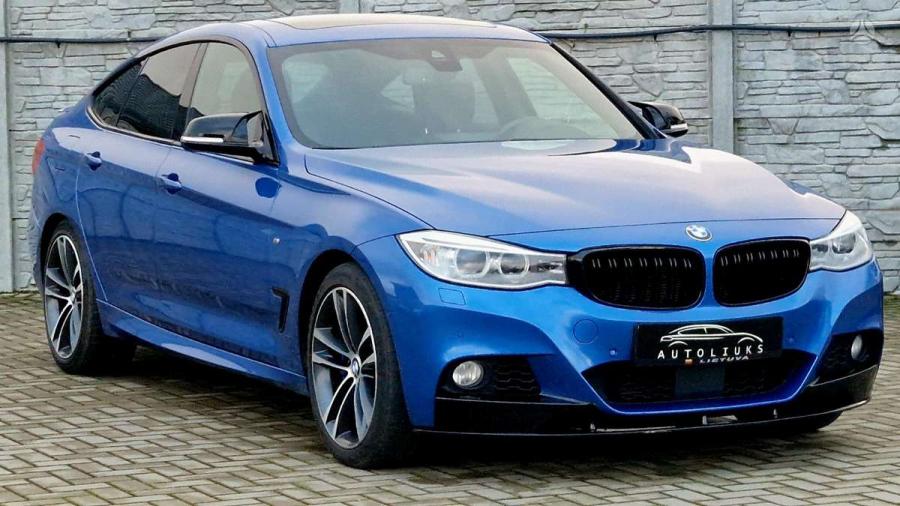 Blue BMW 335 Gran Turismo 2014 in Taurage, with an engine capacity of 2.98 L and mileage of 174 thousand km for 13900 €, photo 3 on AUTOMOTO.COM.LV