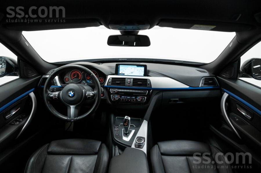 Grey BMW 335 2018 in Riga, with an engine capacity of 3.00 L and mileage of 121 thousand km for 24900 €, photo 4 on AUTOMOTO.COM.LV
