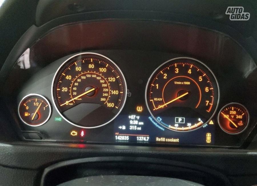 Grey BMW 335 2014 in Klaipeda, with an engine capacity of 3.00 L and mileage of 143 thousand km for 4850 €, photo 10 on AUTOMOTO.COM.LV