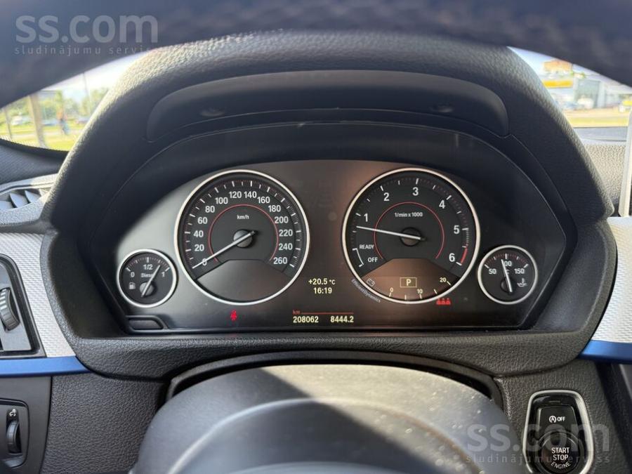 Grey BMW 335 2014 in Riga, with an engine capacity of 3.00 L and mileage of 208 thousand km for 14900 €, photo 13 on AUTOMOTO.COM.LV