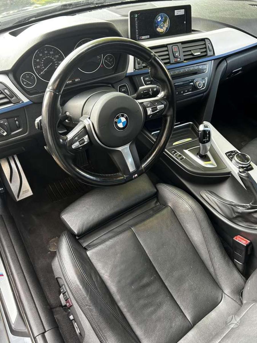 Pelēks BMW 335 2014 Panevēža, ar dzinēja tilpumu 2.98 L un nobraukumu 168 tūkst. km par 10700 €, foto 6 vietnē AUTOMOTO.COM.LV