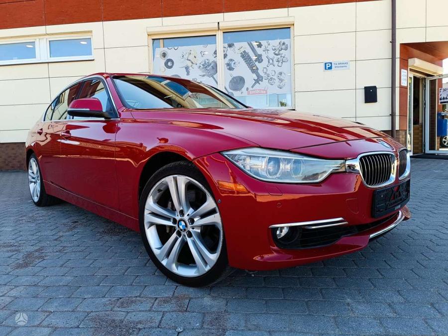 Red BMW 335 2013 in Kretinga, with an engine capacity of 2.98 L and mileage of 217 thousand km for 12200 €, photo 1 on AUTOMOTO.COM.LV
