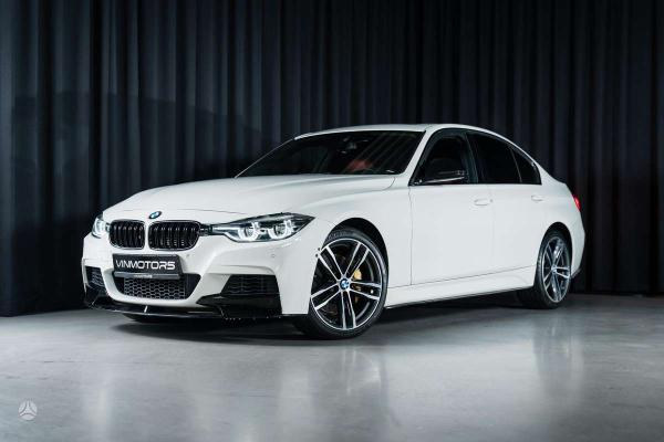 White BMW 335 2014 in Vilnius, with an engine capacity of 2.99 L and mileage of 136 thousand km for 18999 €, photo 1 on AUTOMOTO.COM.LV