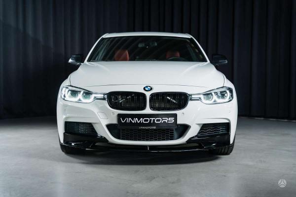White BMW 335 2014 in Vilnius, with an engine capacity of 2.99 L and mileage of 136 thousand km for 18999 €, photo 2 on AUTOMOTO.COM.LV