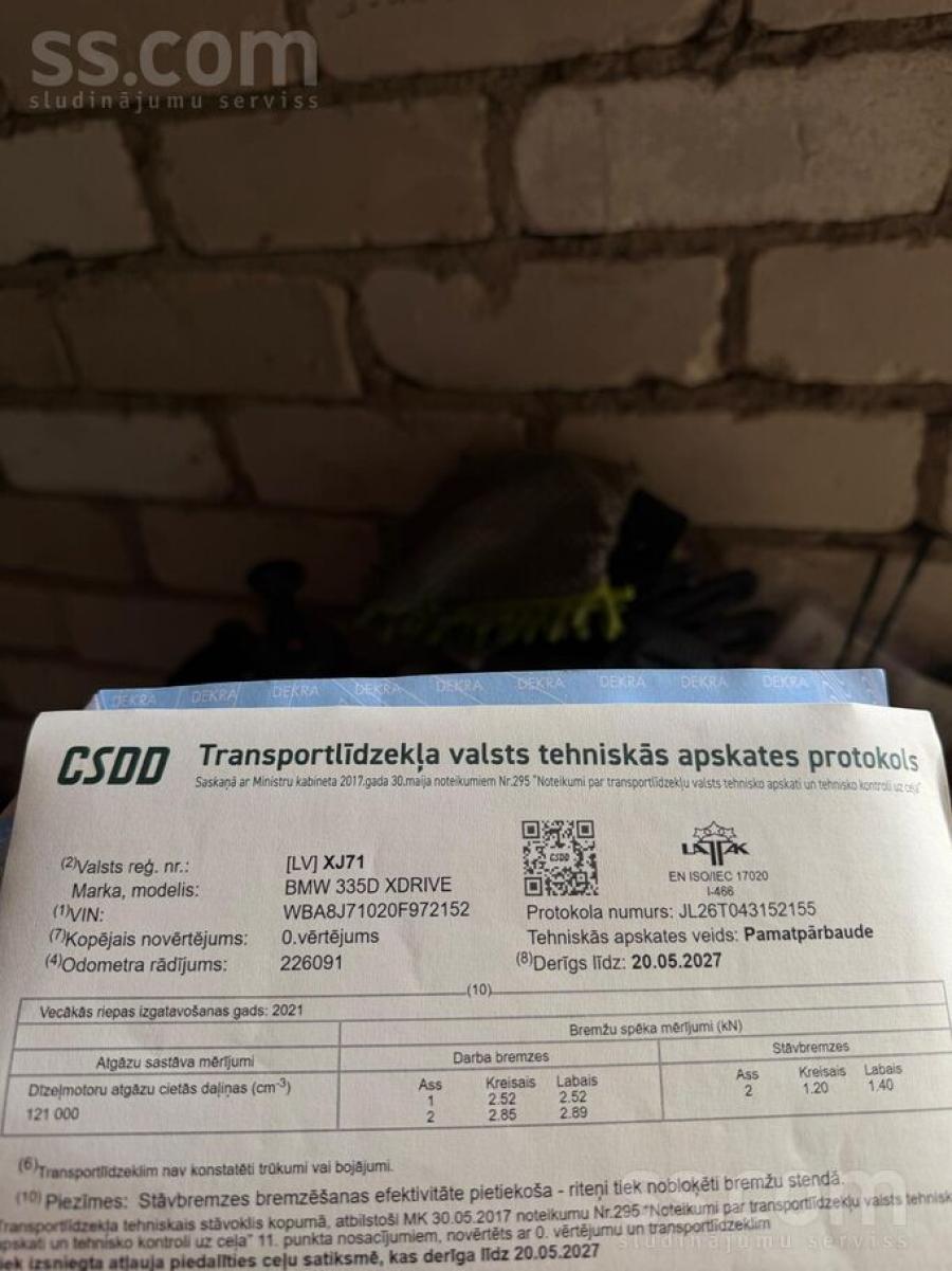 Белый БМВ 335 2014 в Лудза, объемом двигателя 3.00 л и пробегом 226 тыс. км за 12750 €, фото 22 на AUTOMOTO.COM.LV