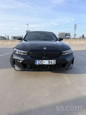Черный БМВ 340 2024 в Рига, объемом двигателя 3.00 л и пробегом 55 тыс. км за 63000 €, фото 1 на AUTOMOTO.COM.LV