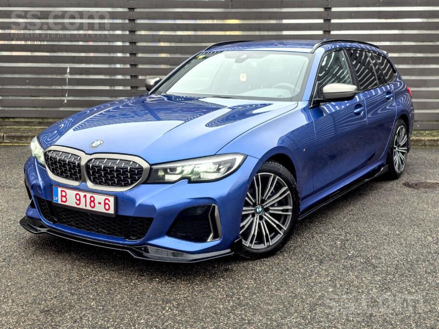 Blue BMW 340 2021 in Riga, with an engine capacity of 3.00 L and mileage of 197 thousand km for 24950 €, photo 1 on AUTOMOTO.COM.LV