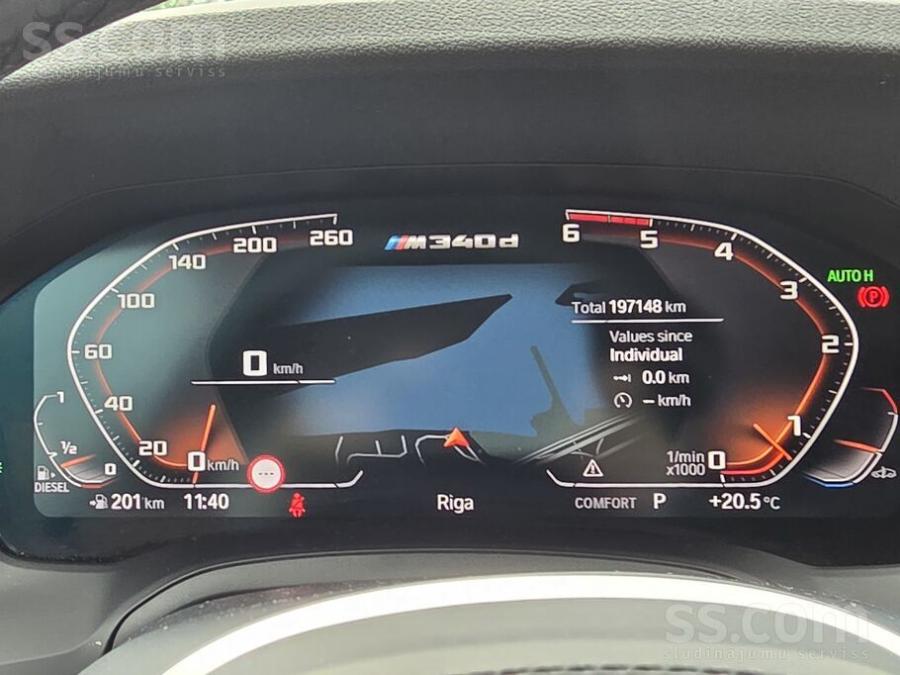 Zils BMW 340 2021 Rīga, ar dzinēja tilpumu 3.00 L un nobraukumu 197 tūkst. km par 24950 €, foto 13 vietnē AUTOMOTO.COM.LV