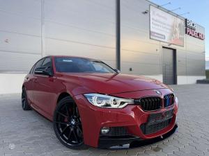 Red BMW 340 2016 in Kaunas, with an engine capacity of 3.00 L and mileage of 128 thousand km for 22499 €, photo 1 on AUTOMOTO.COM.LV