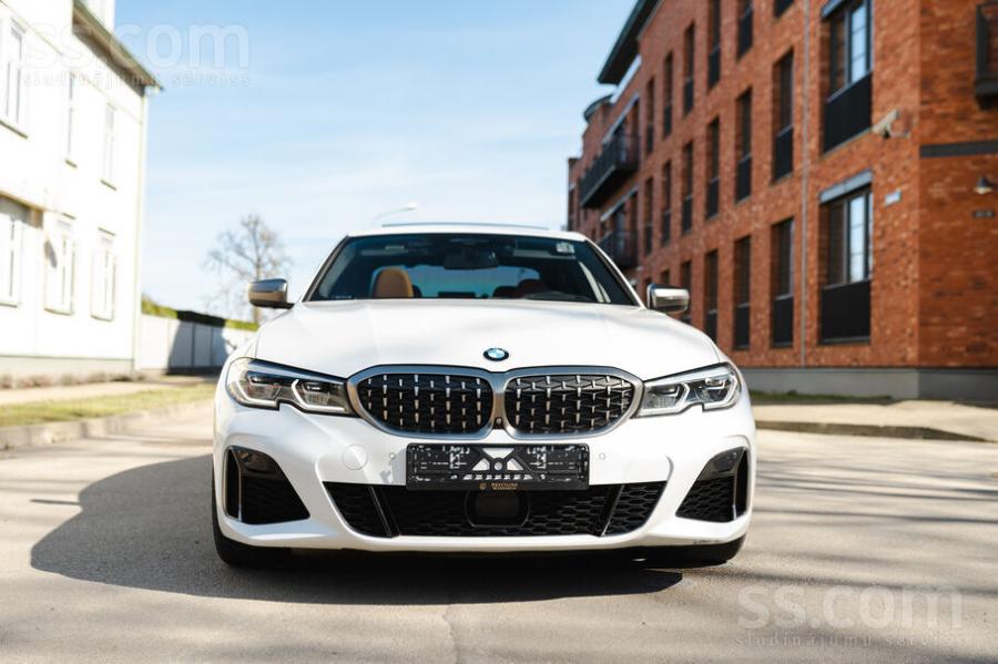 White BMW 340 2020 in Riga, with an engine capacity of 3.00 L and mileage of 25 thousand km for 47800 €, photo 7 on AUTOMOTO.COM.LV