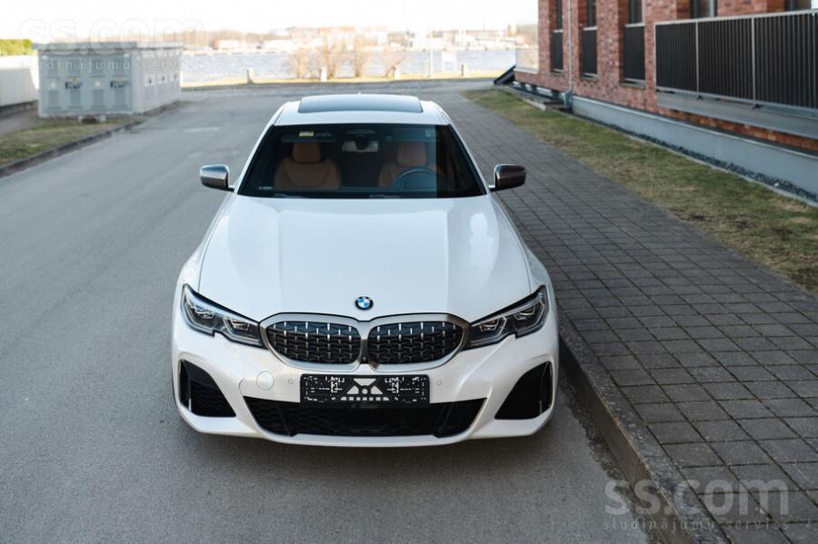 White BMW 340 2020 in Riga, with an engine capacity of 3.00 L and mileage of 25 thousand km for 47800 €, photo 19 on AUTOMOTO.COM.LV