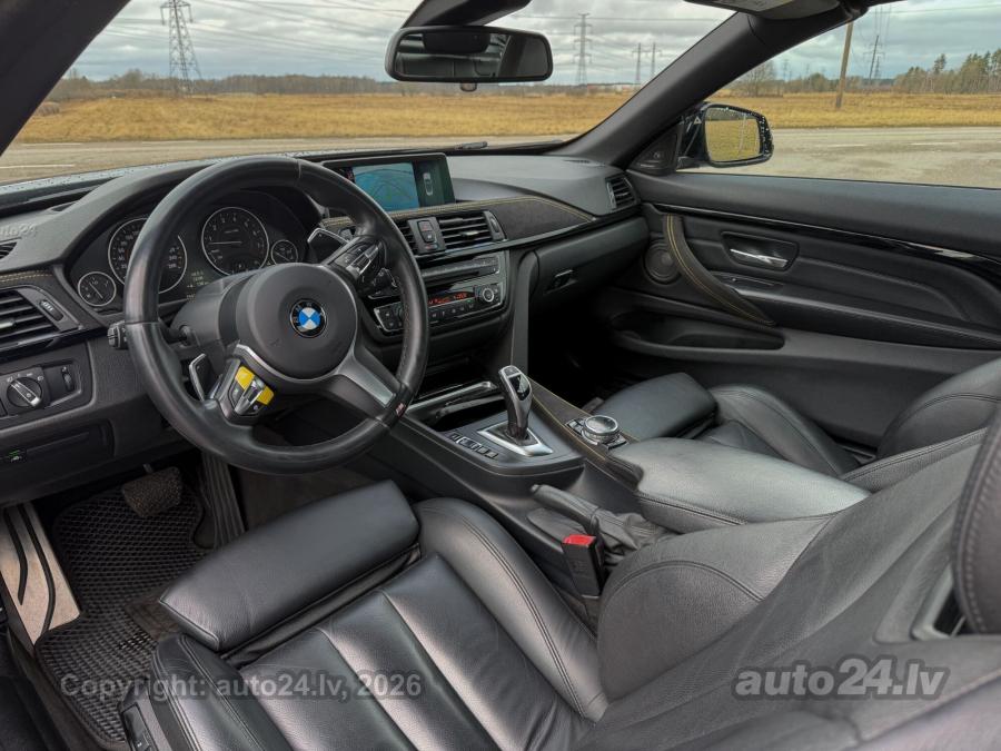 Black BMW 4 Series 2014 in Tallinn, with an engine capacity of 3.00 L and mileage of 245 thousand km for 20500 €, photo 5 on AUTOMOTO.COM.LV