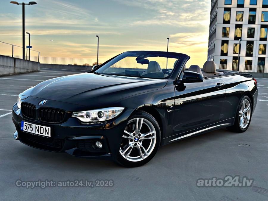 Black BMW 4 Series 2015 in Tallinn, with an engine capacity of 2.00 L and mileage of 219 thousand km for 18900 €, photo 1 on AUTOMOTO.COM.LV