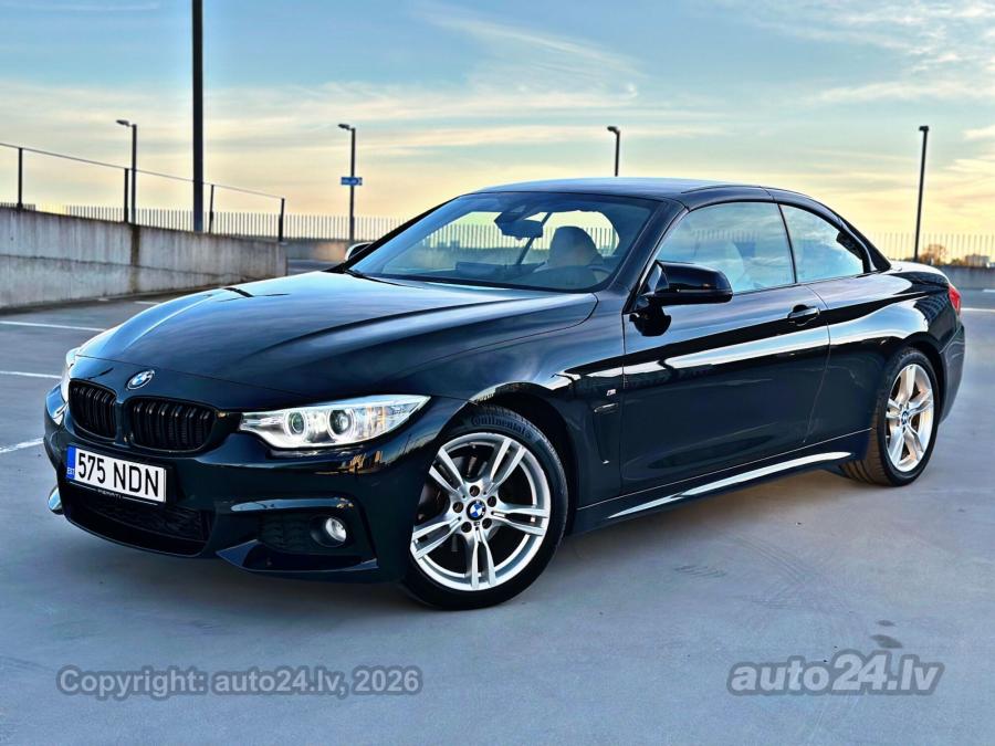 Black BMW 4 Series 2015 in Tallinn, with an engine capacity of 2.00 L and mileage of 219 thousand km for 18900 €, photo 5 on AUTOMOTO.COM.LV
