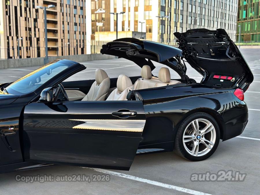 Black BMW 4 Series 2015 in Tallinn, with an engine capacity of 2.00 L and mileage of 219 thousand km for 18900 €, photo 30 on AUTOMOTO.COM.LV