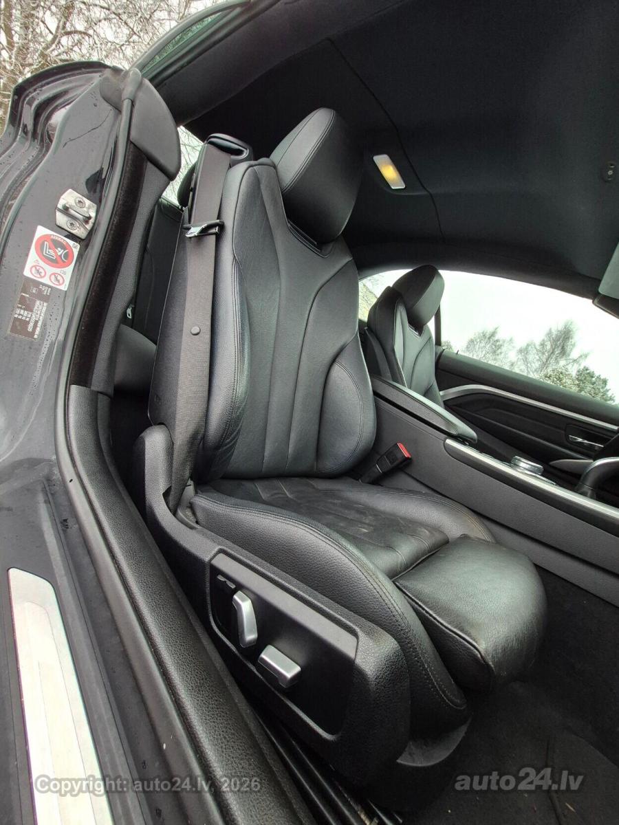 Black BMW 4 Series 2017 in Tallinn, with an engine capacity of 2.00 L and mileage of 177 thousand km for 19800 €, photo 7 on AUTOMOTO.COM.LV