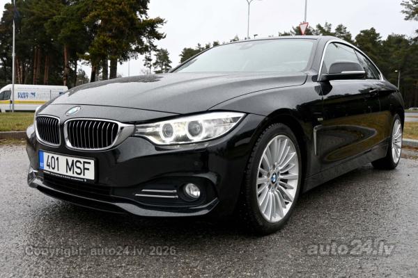Black BMW 4 Series 2014 in Tallinn, with an engine capacity of 2.00 L and mileage of 160 thousand km for 14900 €, photo 1 on AUTOMOTO.COM.LV