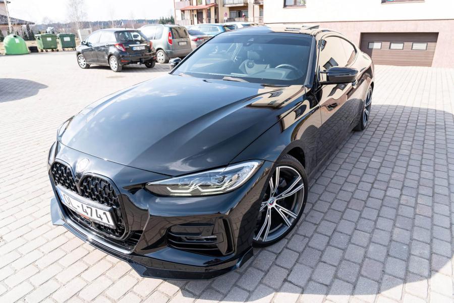 Melns BMW 4 Series 2021 Rīga, ar dzinēja tilpumu 2.00 L un nobraukumu 53 tūkst. km par 39900 €, foto 4 vietnē AUTOMOTO.COM.LV