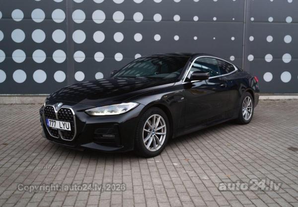 Melns BMW 4 Series 2023 Tartu, ar dzinēja tilpumu 2.00 L un nobraukumu 53 tūkst. km par 41000 €, foto 1 vietnē AUTOMOTO.COM.LV