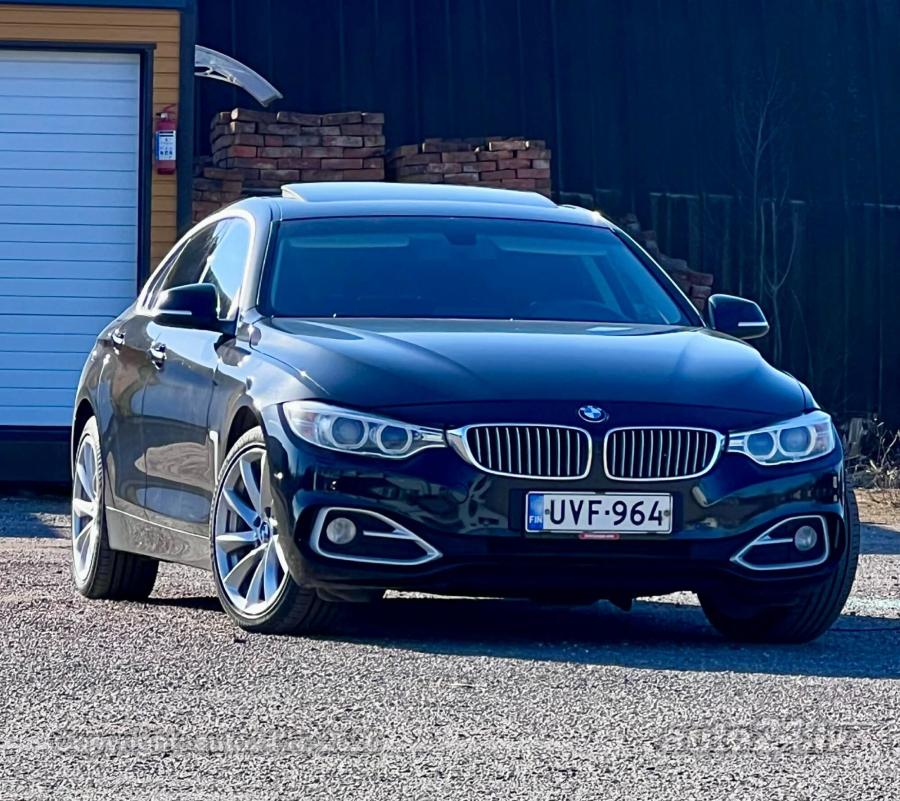 Melns BMW 4 Series 2014 Tallina, ar dzinēja tilpumu 2.00 L un nobraukumu 323 tūkst. km par 11500 €, foto 1 vietnē AUTOMOTO.COM.LV