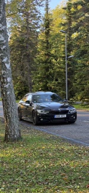Black BMW 4 Series 2015 in Tallinn, with an engine capacity of 3.00 L and mileage of 328 thousand km for 16000 €, photo 3 on AUTOMOTO.COM.LV