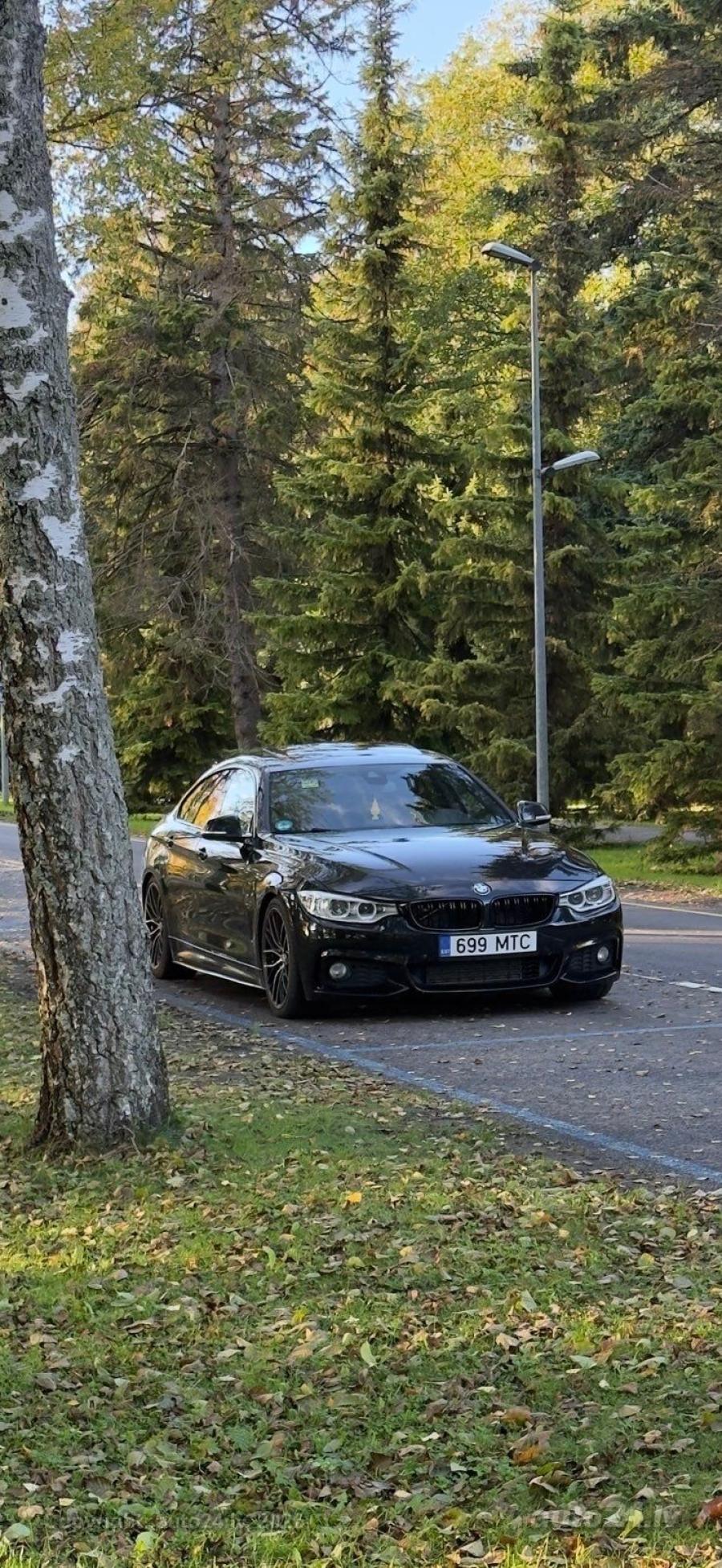Black BMW 4 Series 2015 in Tallinn, with an engine capacity of 3.00 L and mileage of 328 thousand km for 16000 €, photo 3 on AUTOMOTO.COM.LV