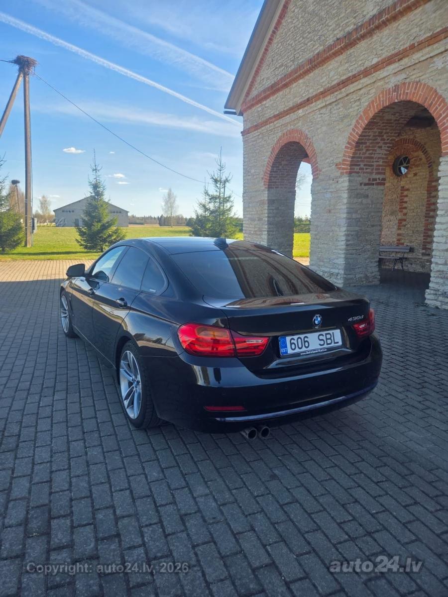 Black BMW 4 Series 2015 in Tallinn, with an engine capacity of 3.00 L and mileage of 220 thousand km for 21500 €, photo 3 on AUTOMOTO.COM.LV