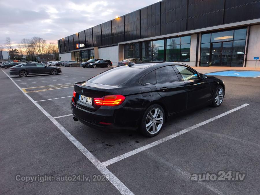 Black BMW 4 Series 2016 in Tallinn, with an engine capacity of 2.00 L and mileage of 290 thousand km for 10500 €, photo 7 on AUTOMOTO.COM.LV