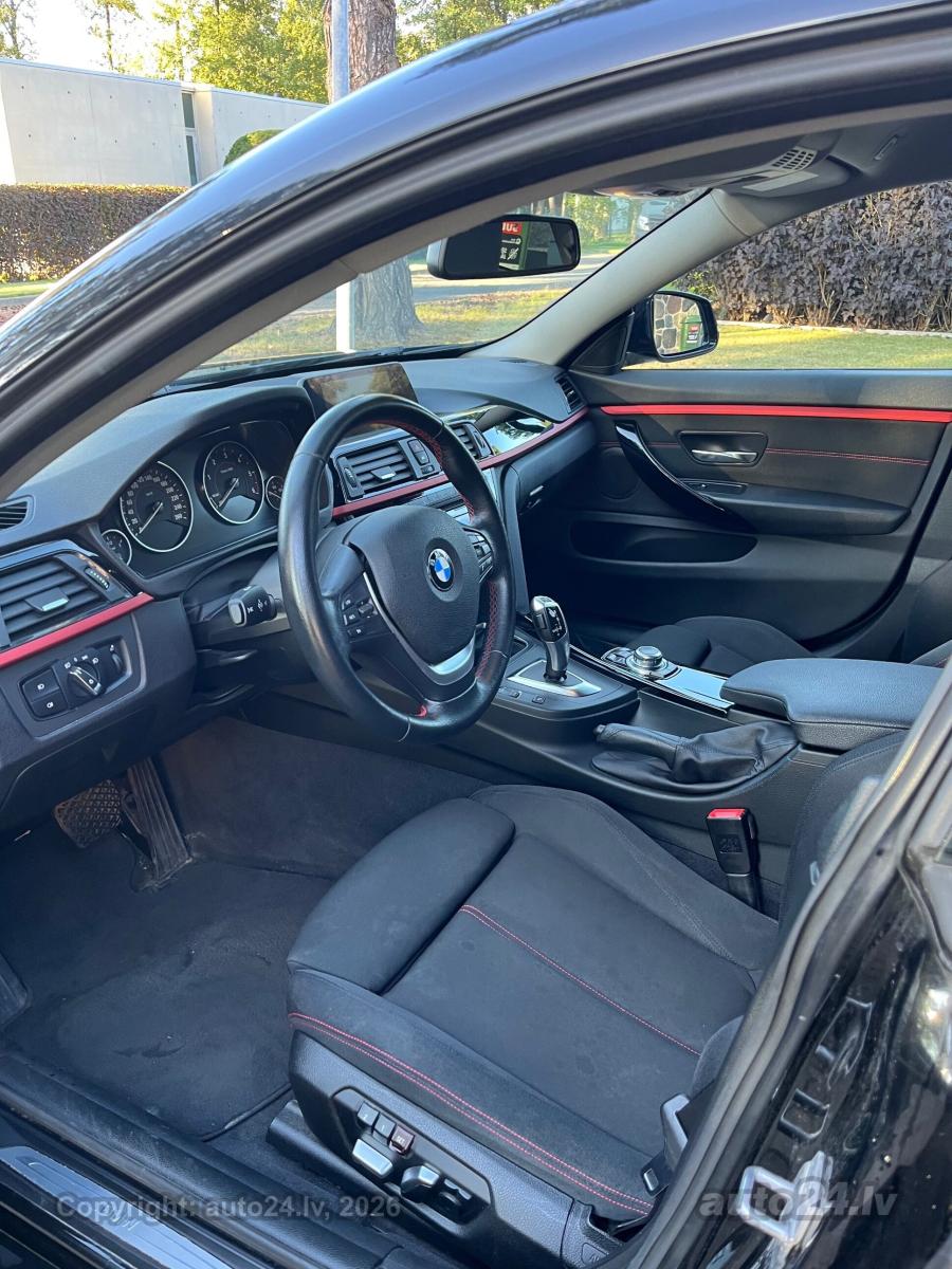 Black BMW 4 Series 2016 in Tallinn, with an engine capacity of 2.00 L and mileage of 147 thousand km for 17500 €, photo 6 on AUTOMOTO.COM.LV
