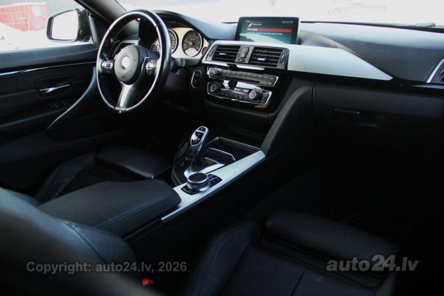 Black BMW 4 Series 2017 in Tartu, with an engine capacity of 2.00 L and mileage of 126 thousand km for 17990 €, photo 10 on AUTOMOTO.COM.LV
