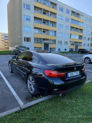 Black BMW 4 Series 2017 in Tallinn, with an engine capacity of 3.00 L and mileage of 244 thousand km for 17900 €, photo 5 on AUTOMOTO.COM.LV